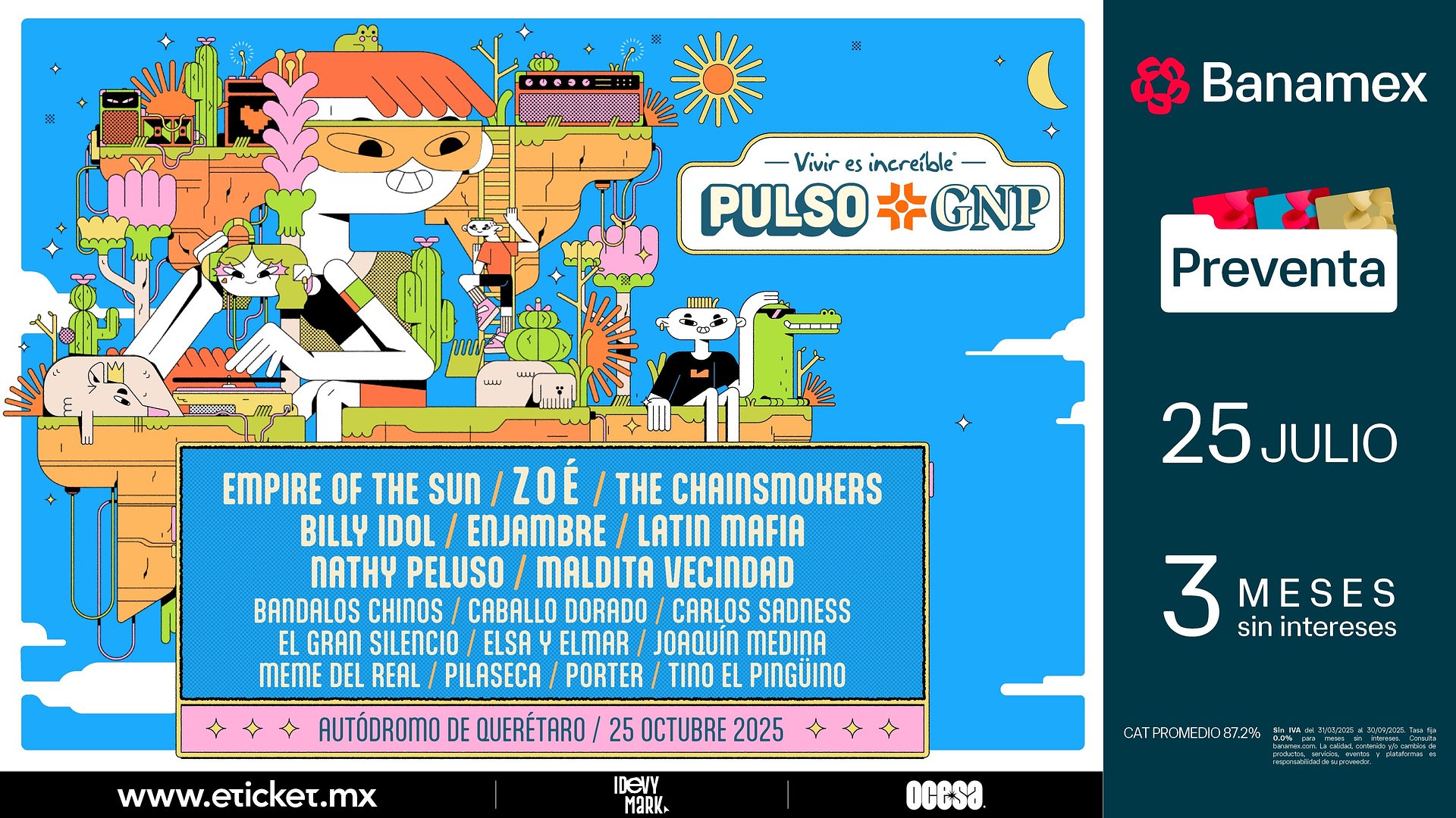 El festival Pulso GNP vuelve a latir con su edición 2025 - Hoy México